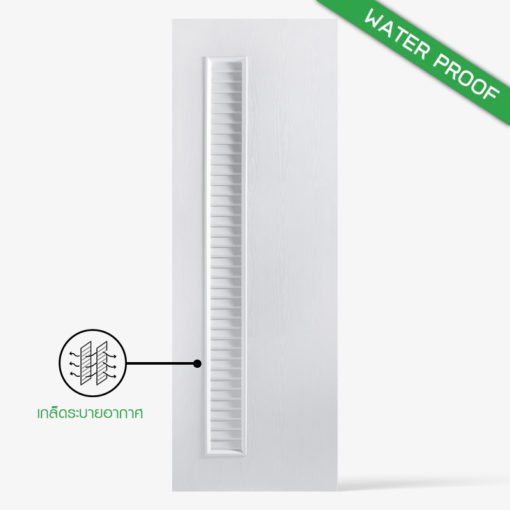 ประตู STEEL DOOR รุ่น 2 SCW ภายนอกและภายใน 80*200 cm (เจาะลูกบิด) - อี ...