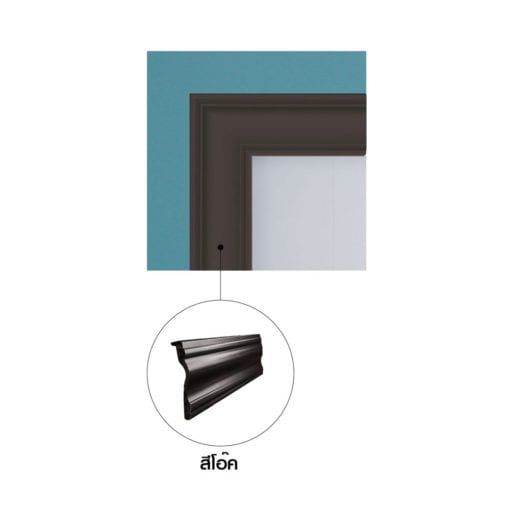 ประตู STEEL DOOR รุ่น 2 SCW ภายนอกและภายใน 80*200 cm (เจาะลูกบิด) - อี ...