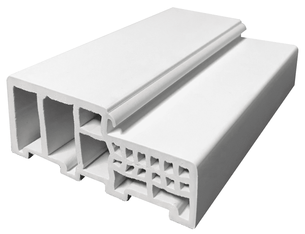 วงกบ WPC-Frame รุ่น WR-100 ผิวเรียบ (2"x4") - อีโค่-ดอร์ (Eco-door) ครบ ...